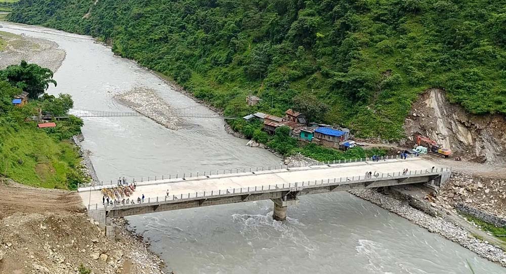 Construction of bridge in Rukum West completes after 8 years « Nepal Page