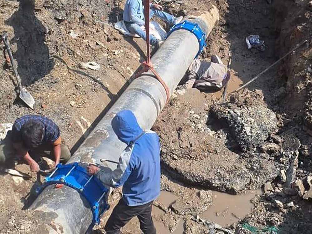 Repairing of water supply pipe in Babarmahal completed « Nepal Page
