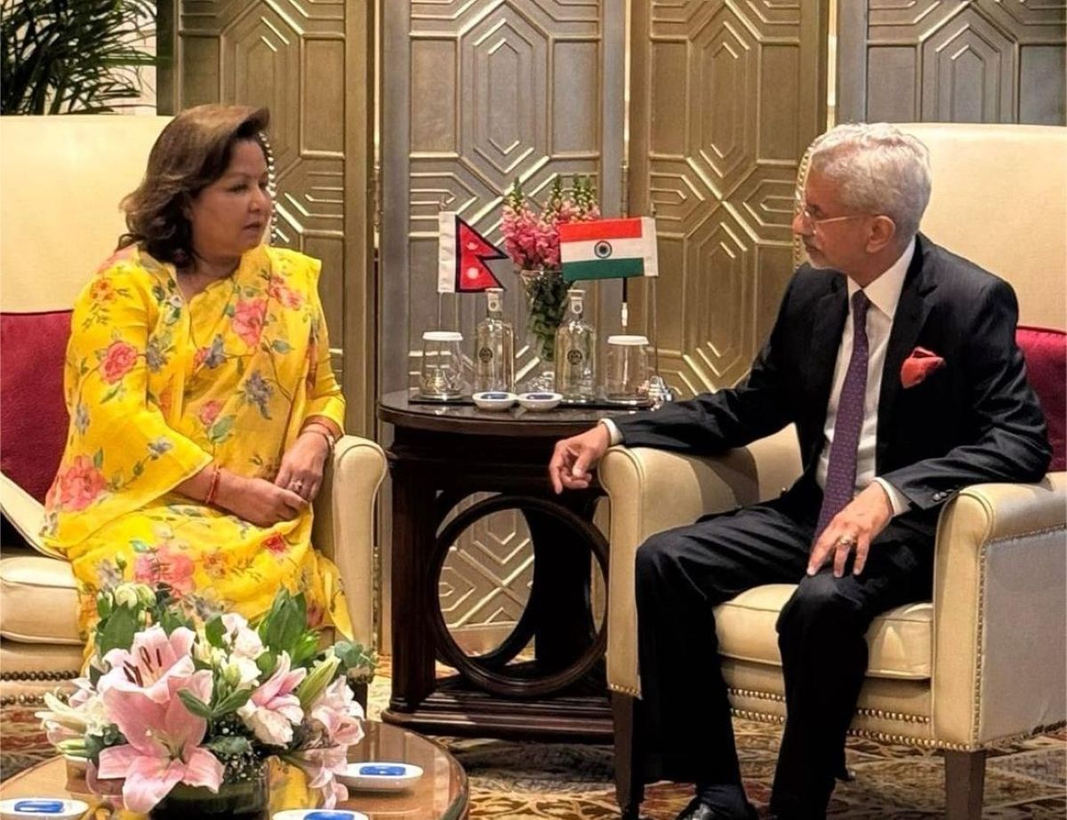 Foreign Minister Dr Rana holds talks with Indian counterpart S ...