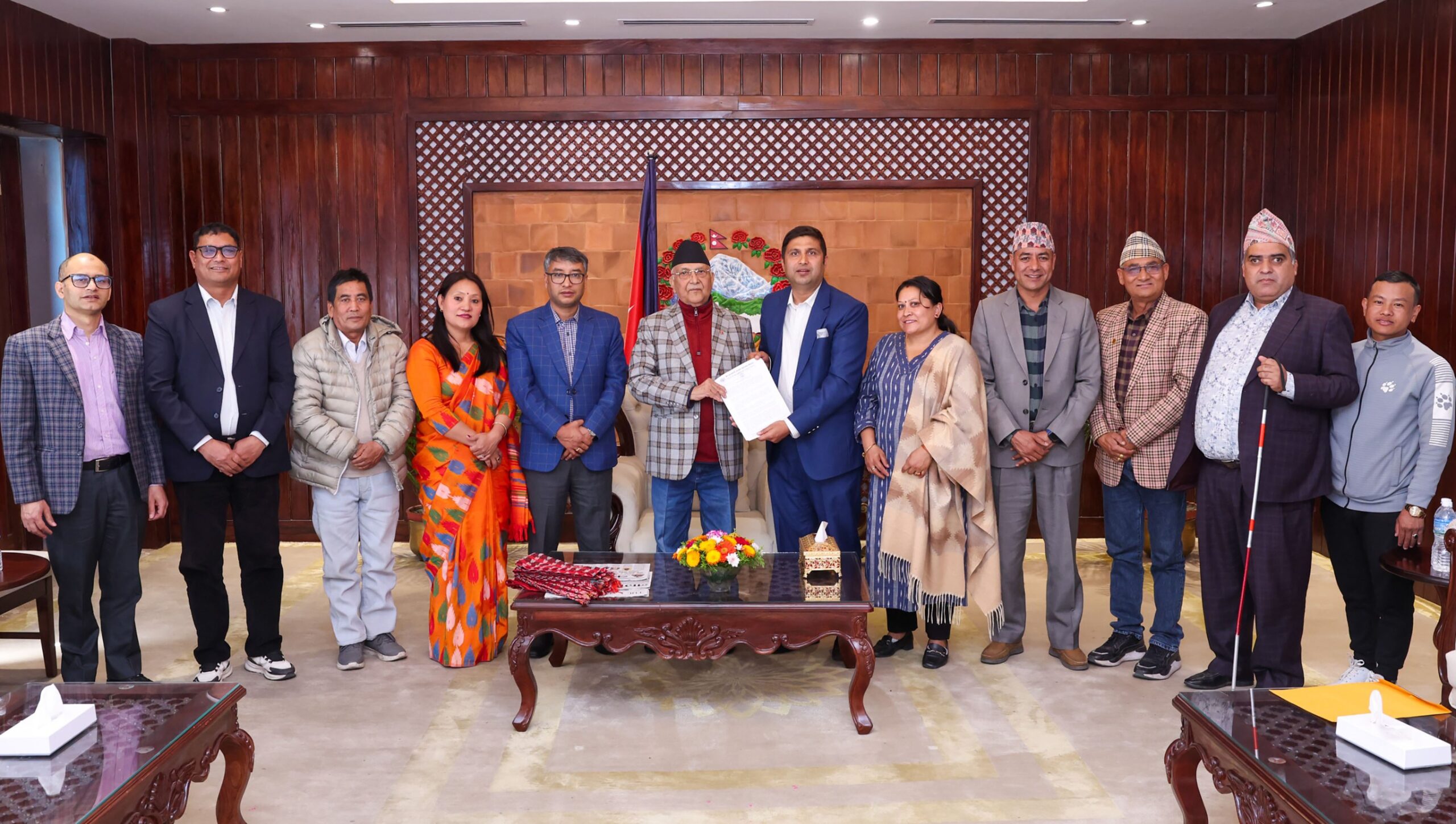 NGO Federation’s Declaration handed over to PM Oli « Nepal Page